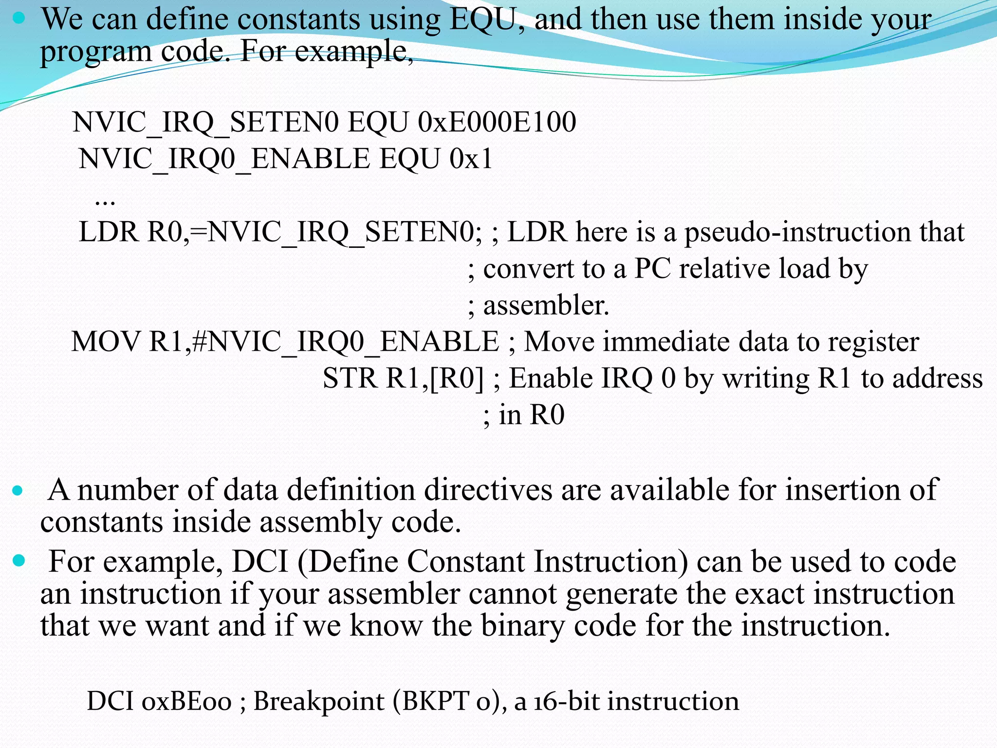 Assembly basics | PPTX