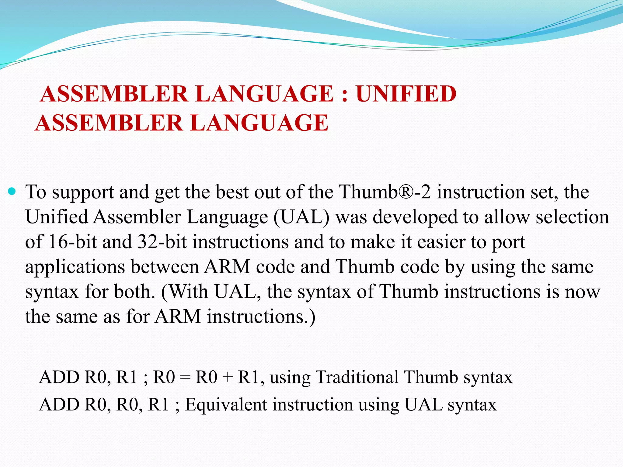 Assembly basics | PPT