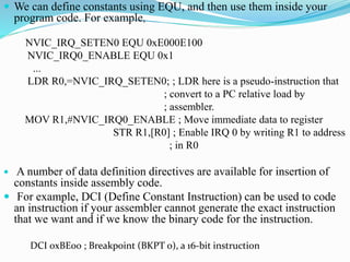 Assembly basics | PPTX