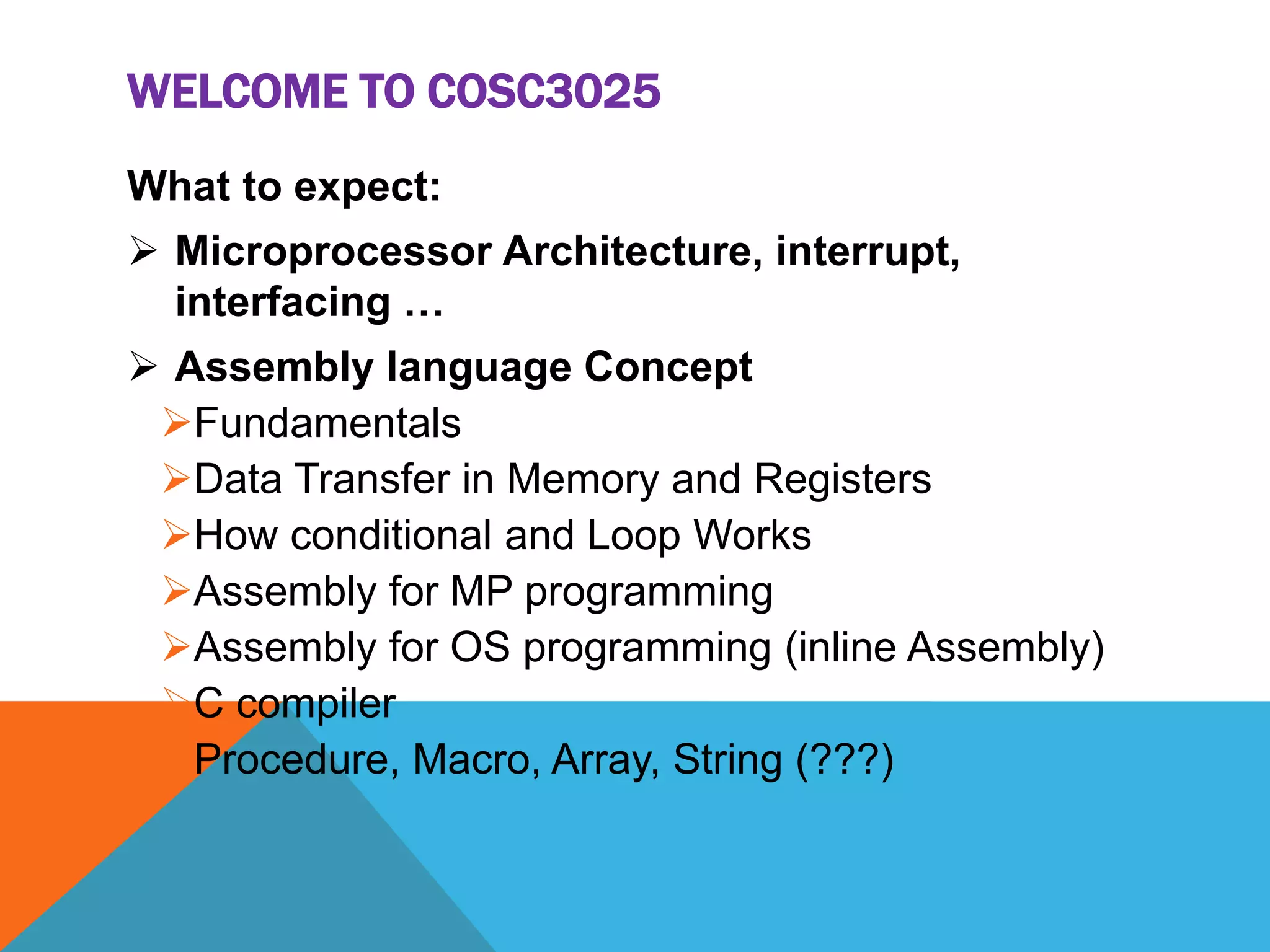 Assembly chapter One.pptx