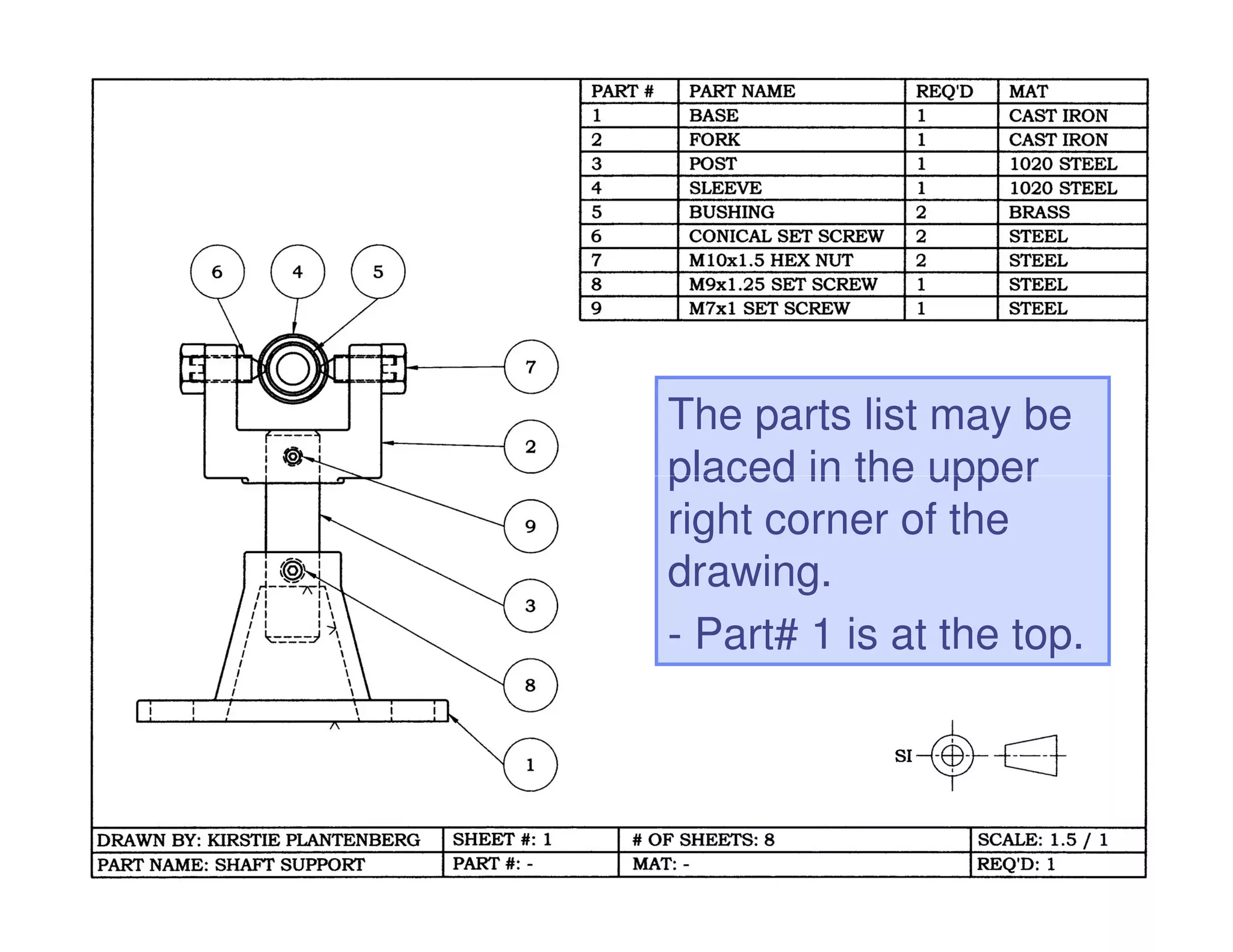 Assembly drawing | PDF