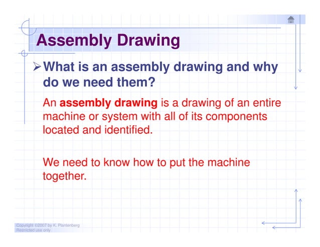Assembly drawing