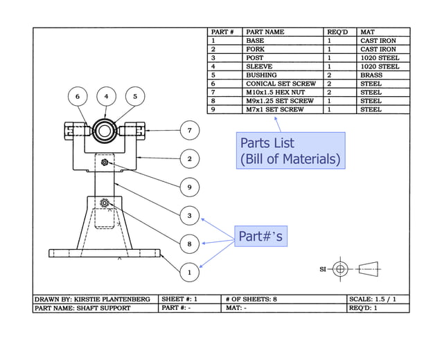 Assembly drawing