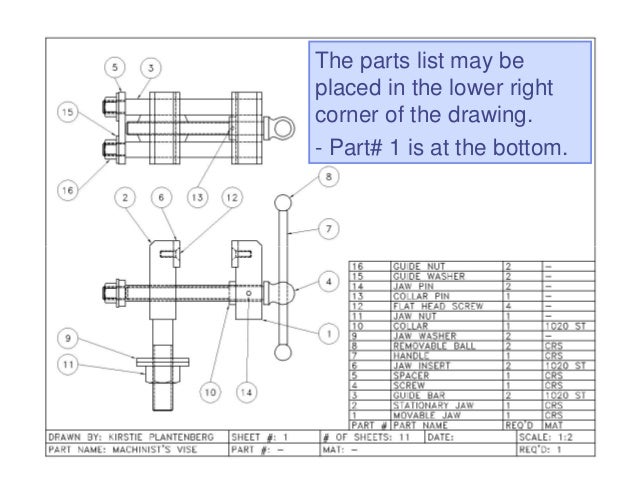 Assembly drawing