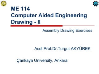 Assembly drawing exercises | PDF