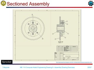 Assembly drawing exercises | PDF