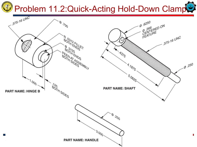 Assembly drawing exercises | PDF