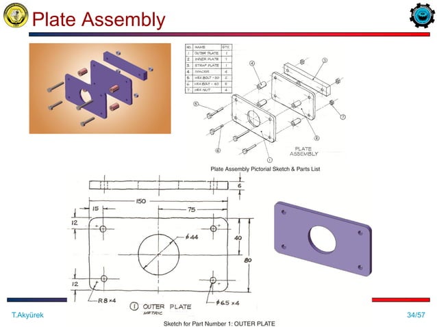 Assembly drawing exercises | PDF