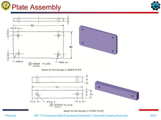 Assembly drawing exercises | PDF