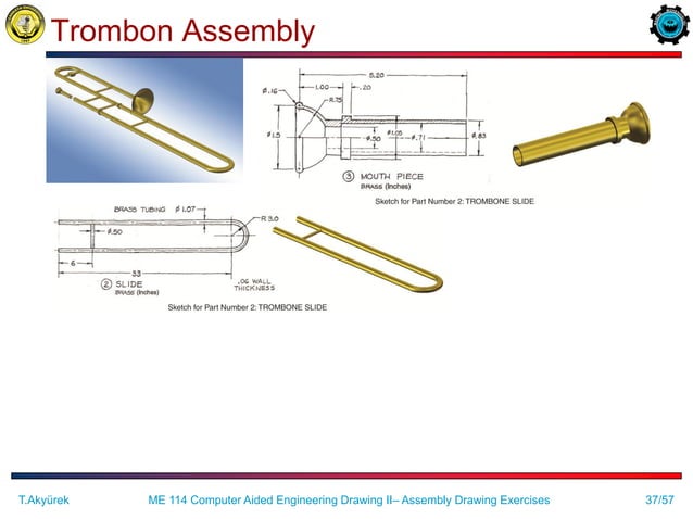 Assembly drawing exercises | PDF