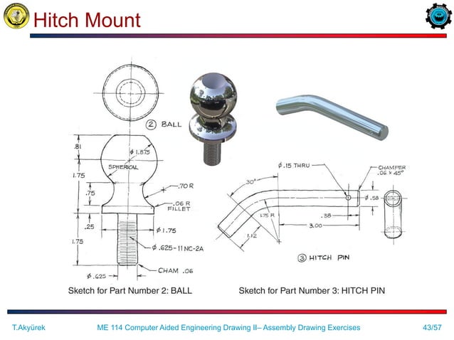 Assembly drawing exercises | PDF