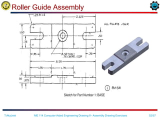 Assembly drawing exercises | PDF