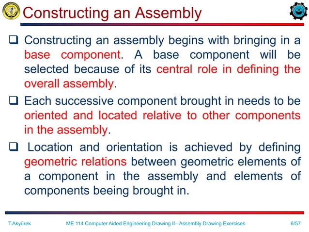 Assembly drawing exercises | PDF