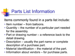 Assembly_Drawings_Balloons_Parts_Lists.ppt