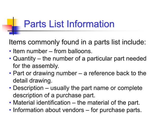 Assembly_Drawings_Balloons_Parts_Lists.ppt