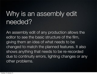 Assembly editing | PDF | Photo Editing Software | Computer Software and ...