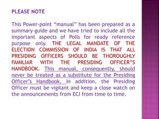 assembl.ppt election duties and responsibilities of polling personnel | PPT