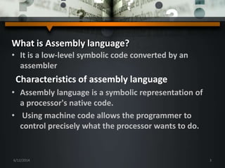 Assembly final 2 | PPT