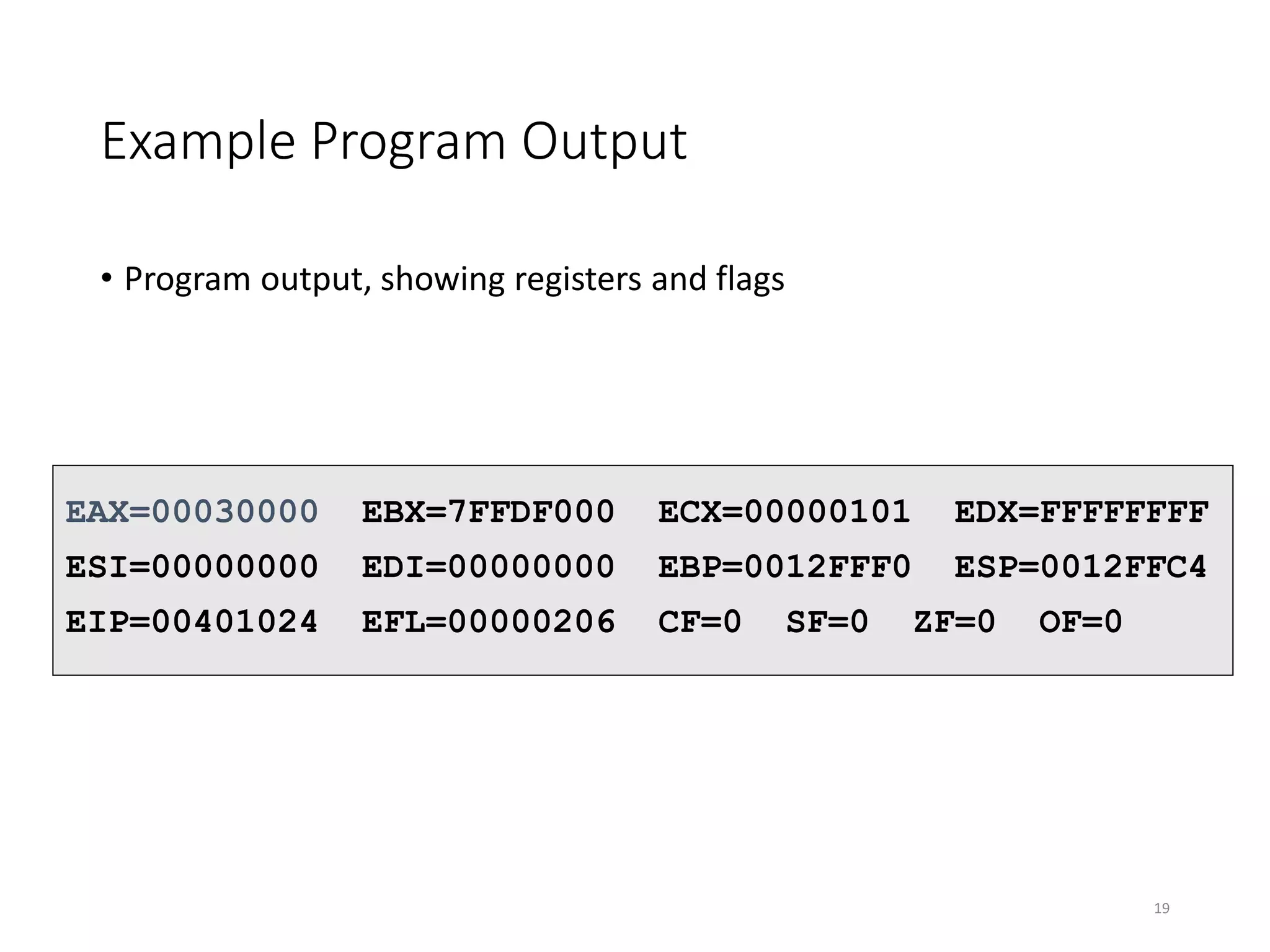 Assembly fundamentals | PPTX