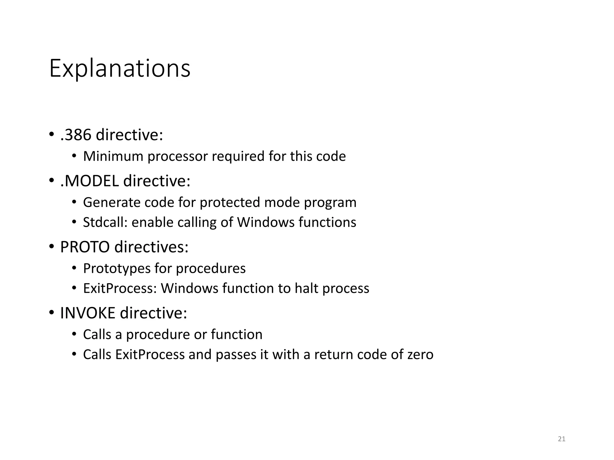 Assembly fundamentals | PPTX