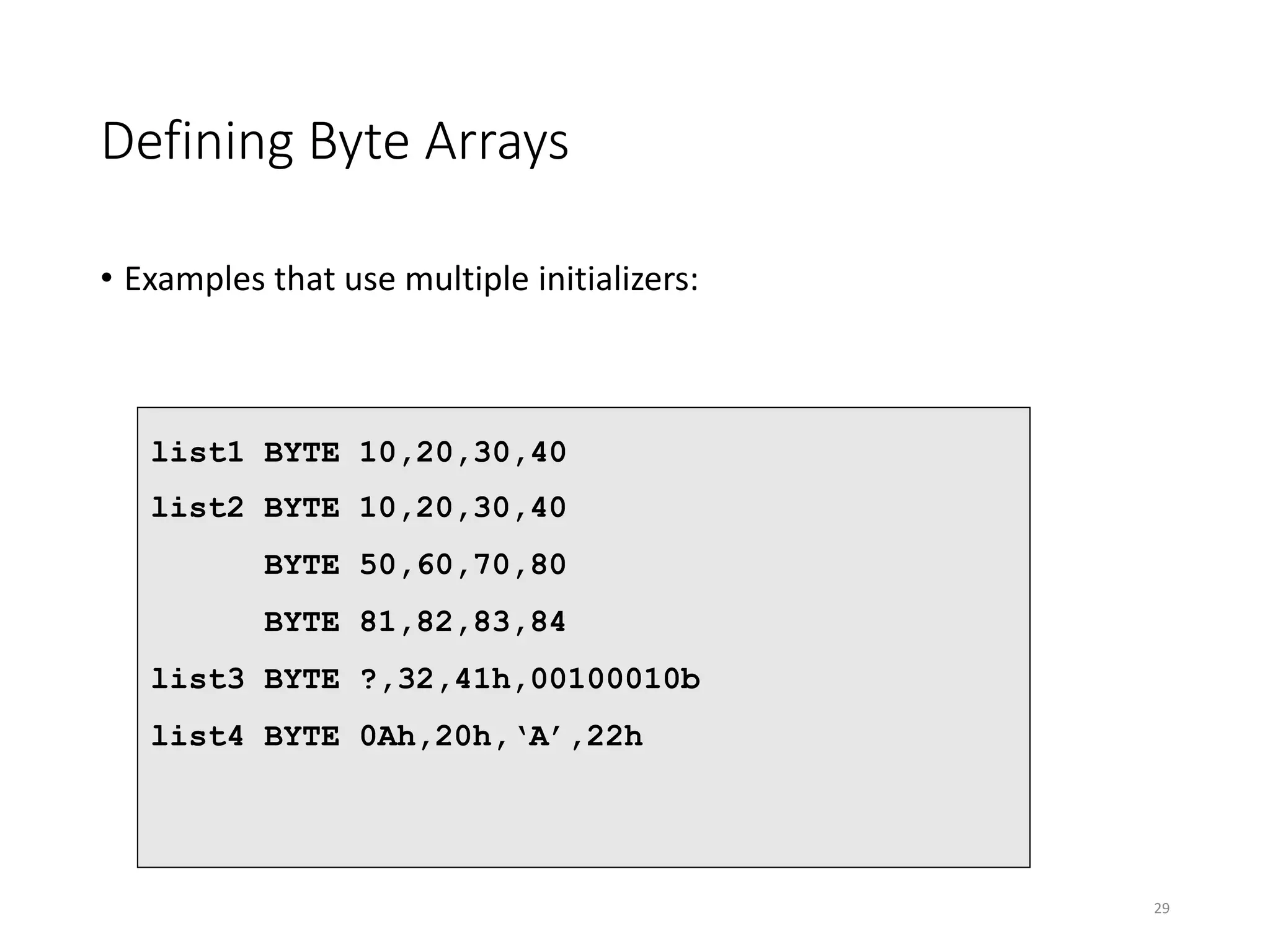 Assembly fundamentals | PPTX
