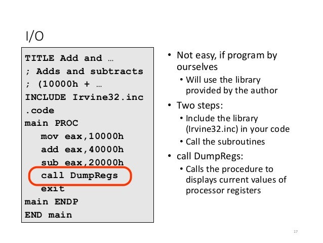 Assembly fundamentals