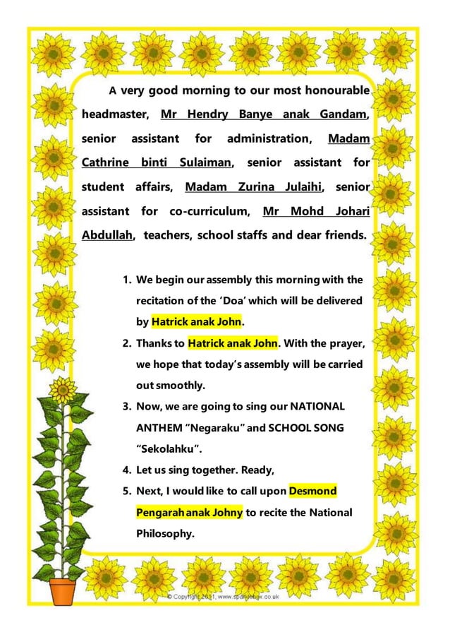 Assembly in english | PDF