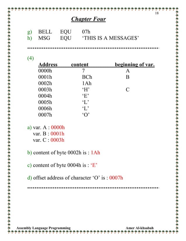 Assembly language (coal) | PDF