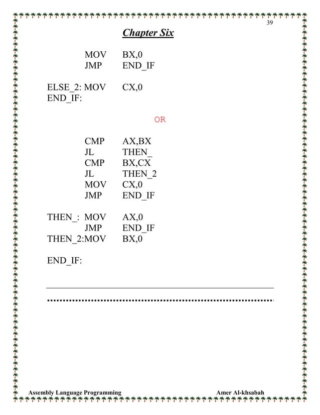 Assembly language (coal) | PDF