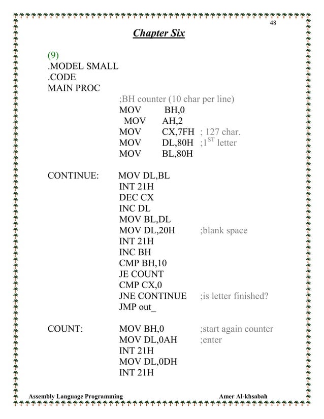Assembly language (coal) | PDF
