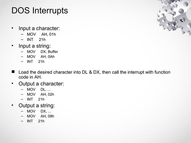 Assembly language | PPT | Programming Languages | Computing