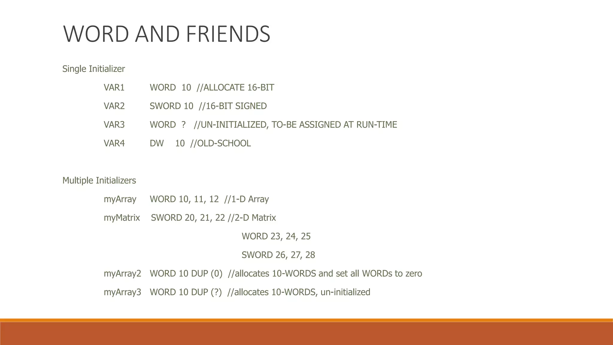Assembly Language Tutorials For Windows 03 Assembly Language Programming Ppt