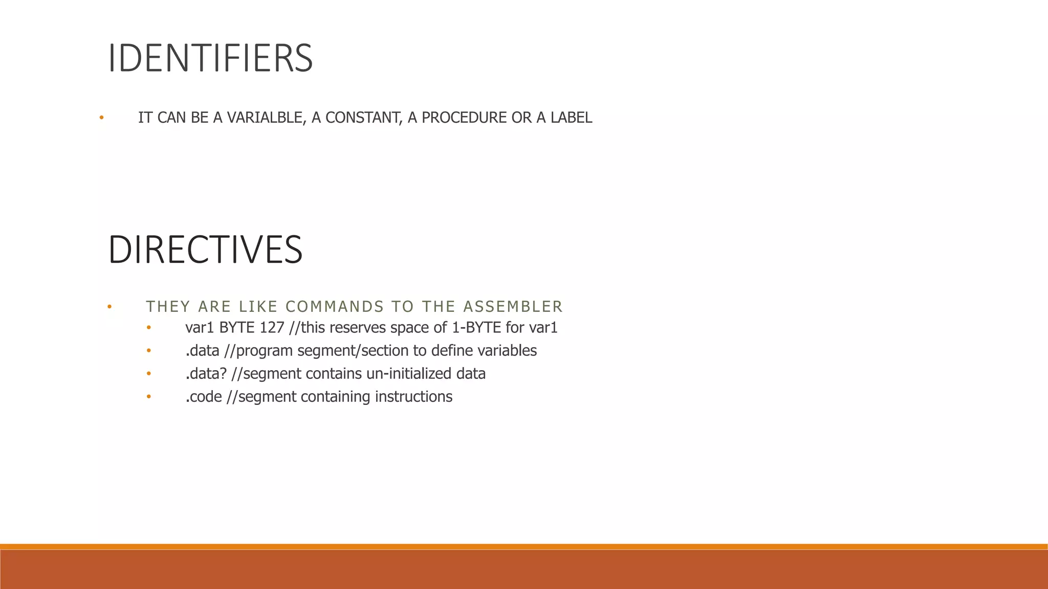 Assembly Language Tutorials For Windows 03 Assembly Language Programming Ppt 