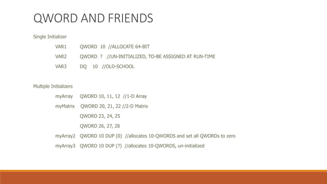 Assembly Language Tutorials For Windows 03 Assembly Language Programming Ppt