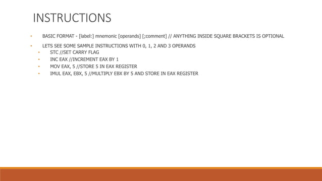 Assembly Language Tutorials For Windows 03 Assembly Language Programming Ppt