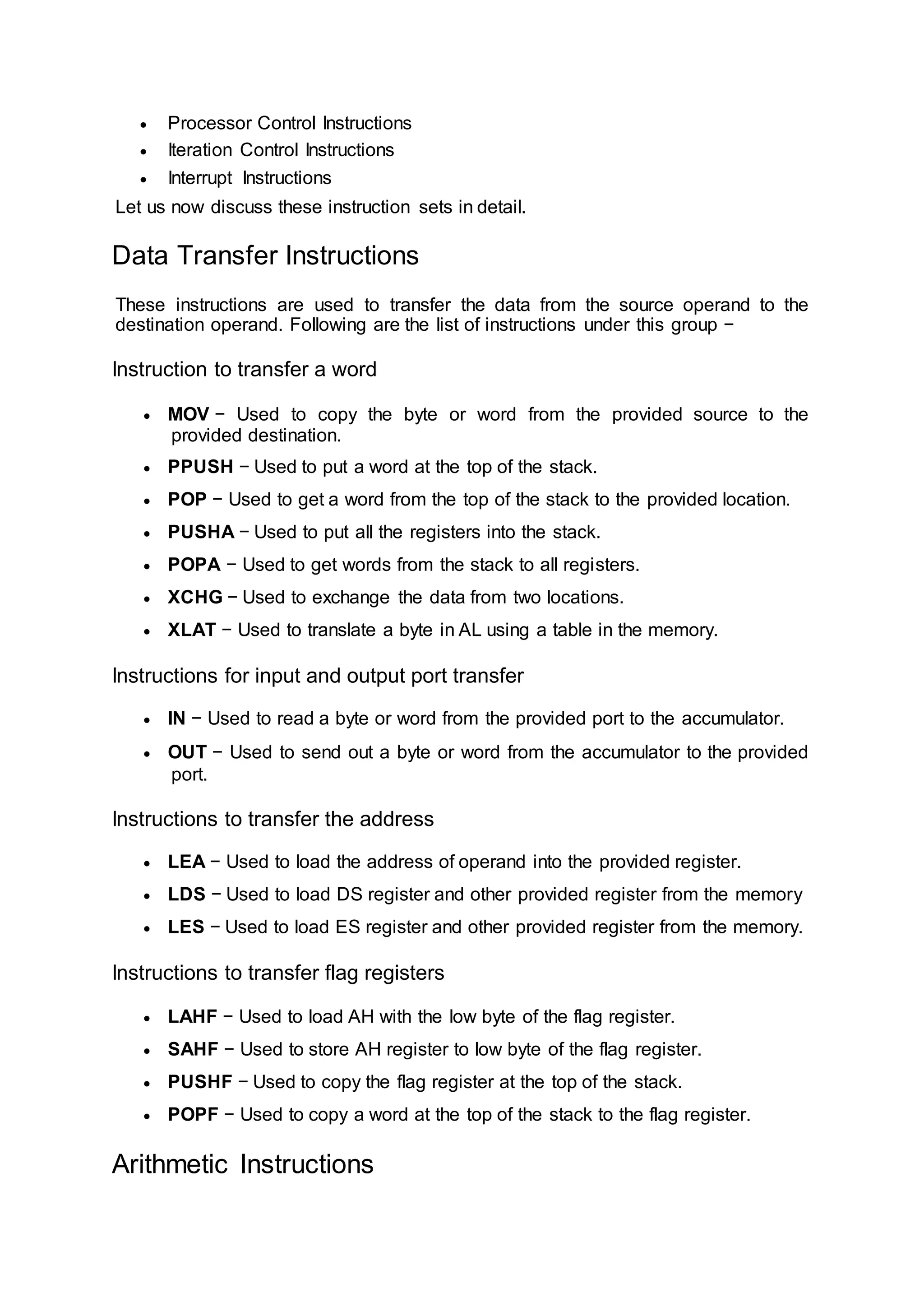 Assembly language | PDF