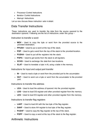 Assembly language | PDF