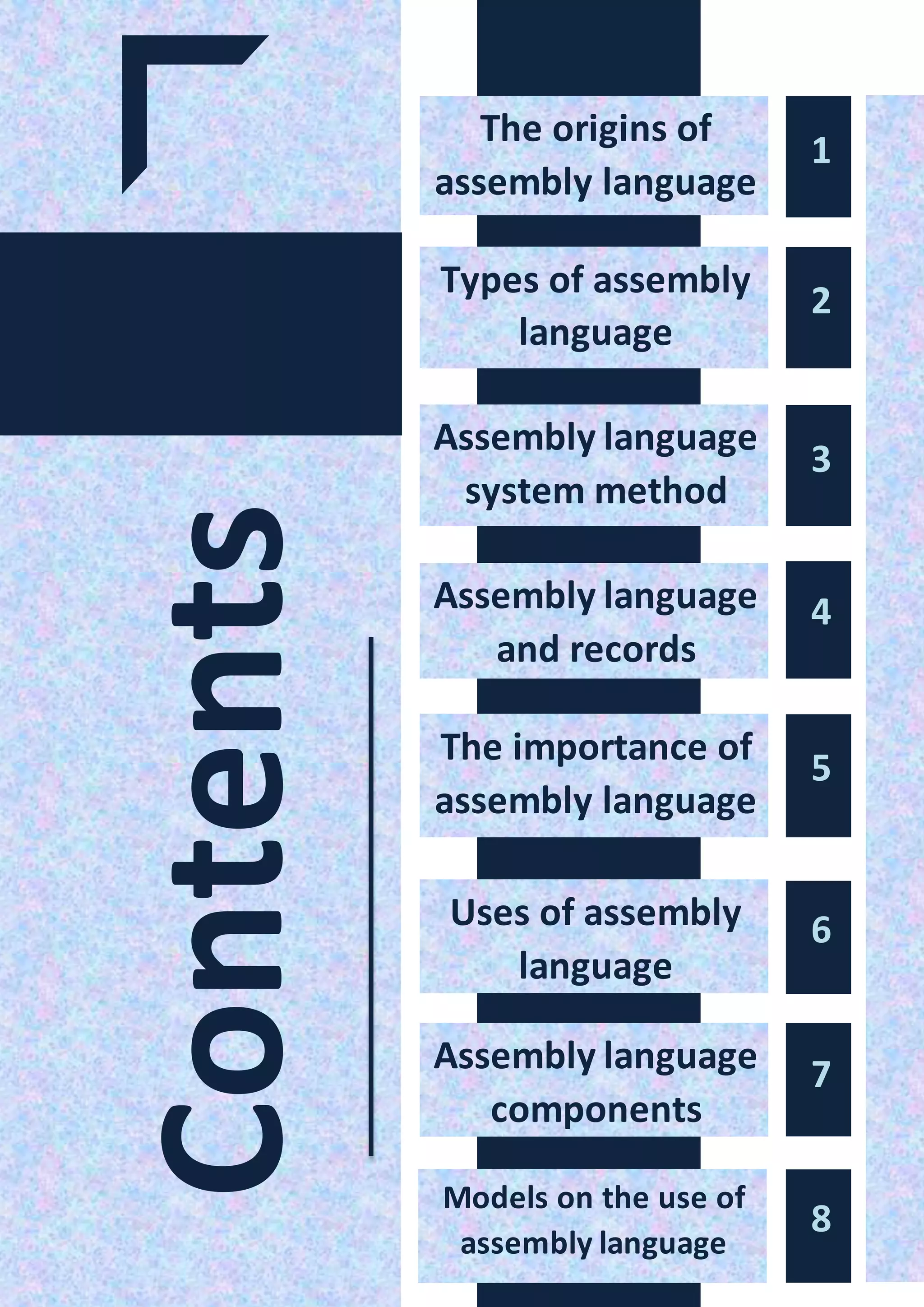 Assembly language | DOCX