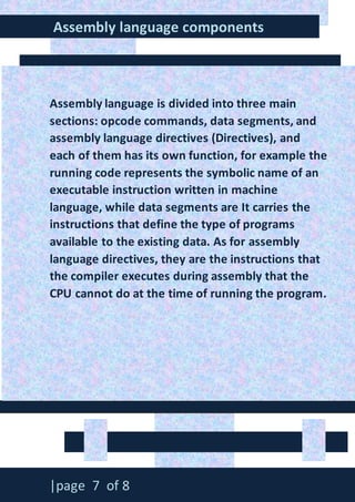 Assembly language | DOCX
