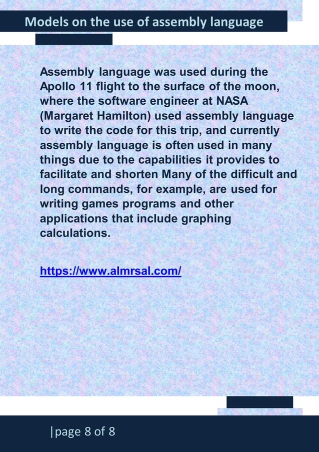 Assembly language | DOCX