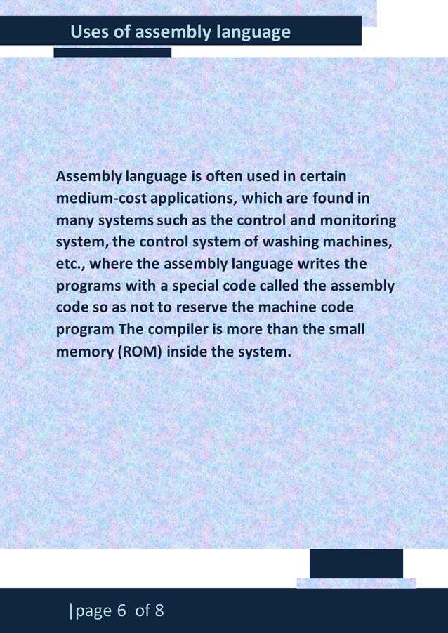 Assembly language | DOCX