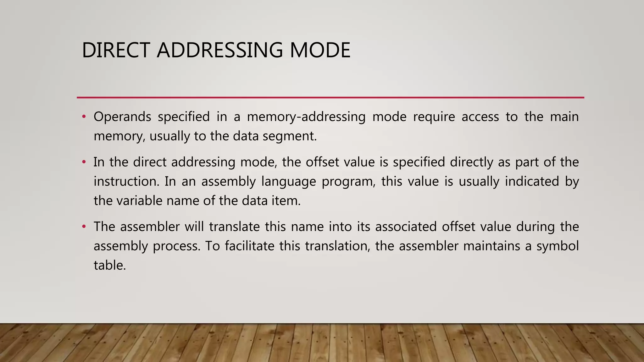 Overview Of Assembly Language | PPTX
