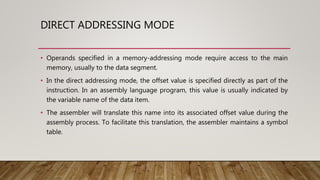 Overview Of Assembly Language | PPTX