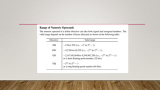 Overview Of Assembly Language | PPTX