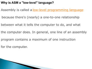 Assembly language | PPT