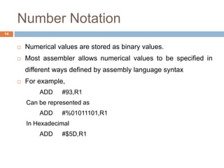 Assembly language.pptx | Programming Languages | Computing