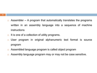 Assembly language.pptx | Programming Languages | Computing
