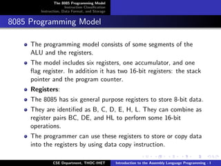 Assembly language i | PDF