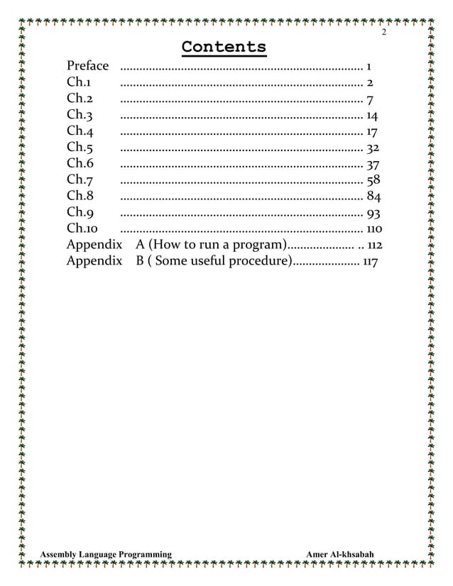 Assembly language solution | PDF