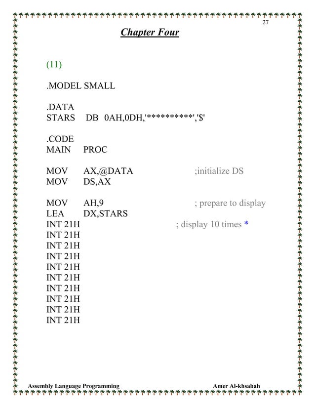Assembly language solution | PDF